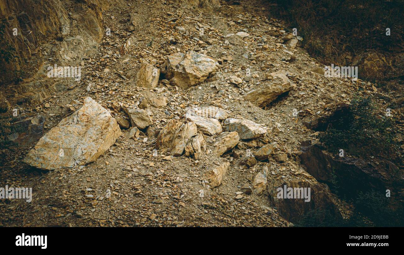 Small flat pieces of stones hi-res stock photography and images - Alamy