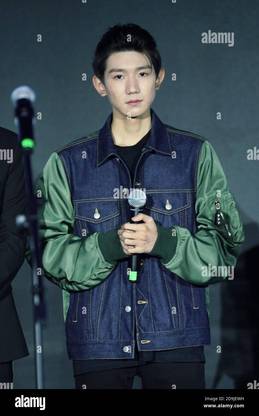 Chinese singer-songwriter, television host and actor Roy Wang, also ...