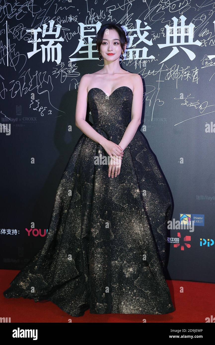 Chinese actress and model He Hongshan, also known as Viva Ho, attends a ...