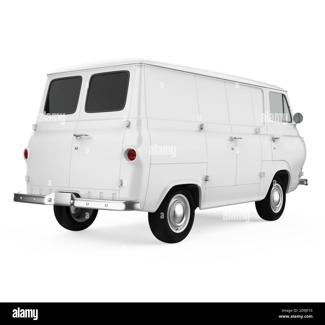 Old Van Isolated Stock Photo - Alamy