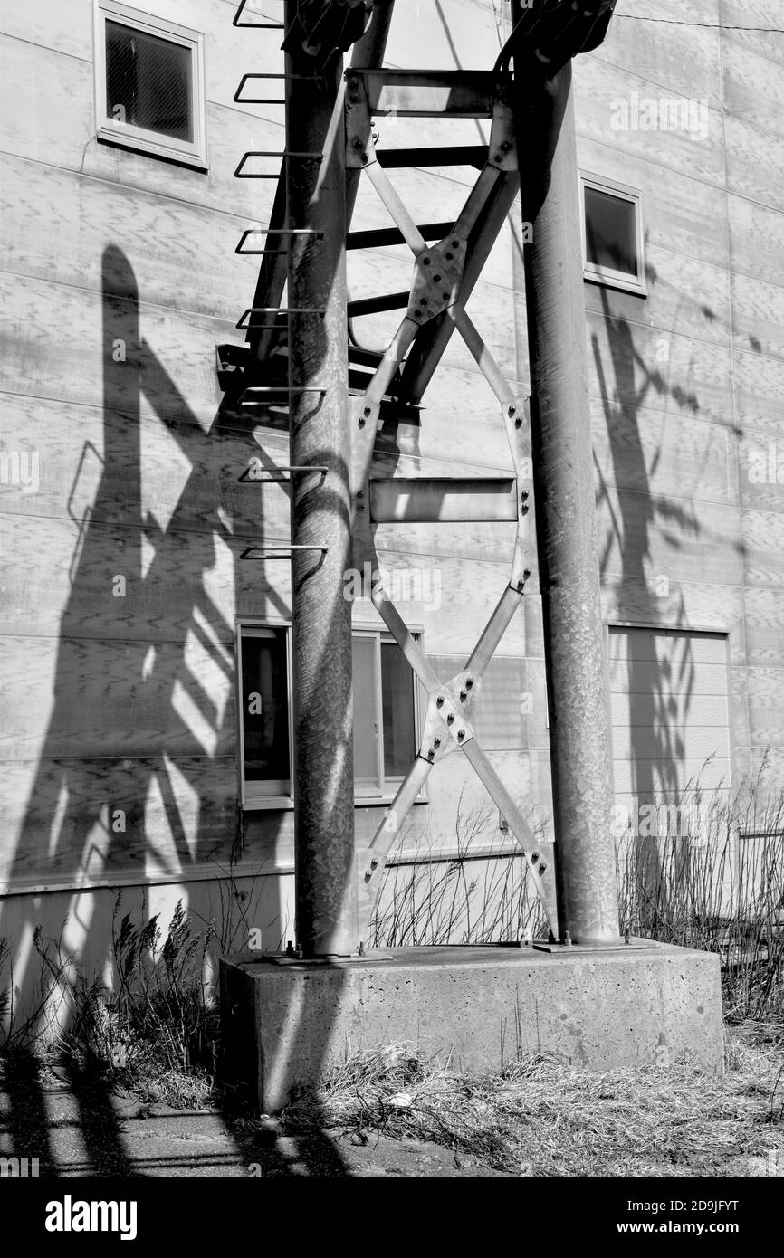 The interesting collaboration of the light and shadow in Sapporo Japan ...