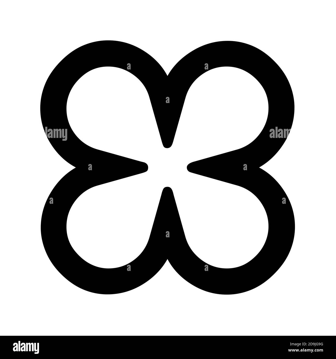 Adinkra african symbol of arrogance Stock Photo - Alamy