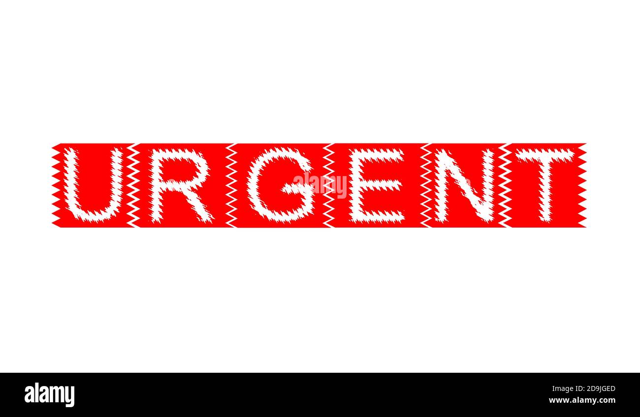 Rubber stamp with text urgent Stock Photo - Alamy