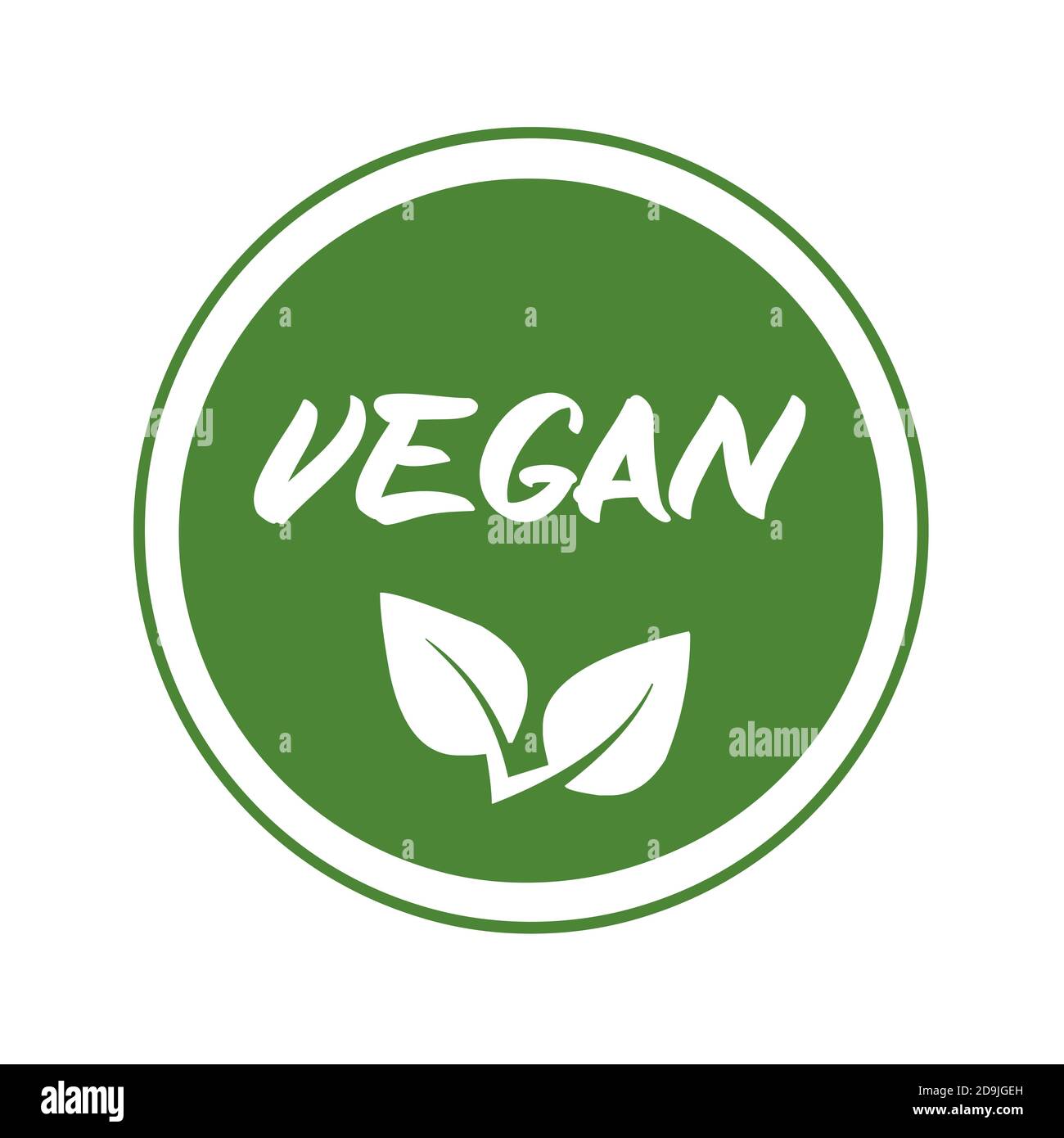 Vegan label sign Stock Photo - Alamy