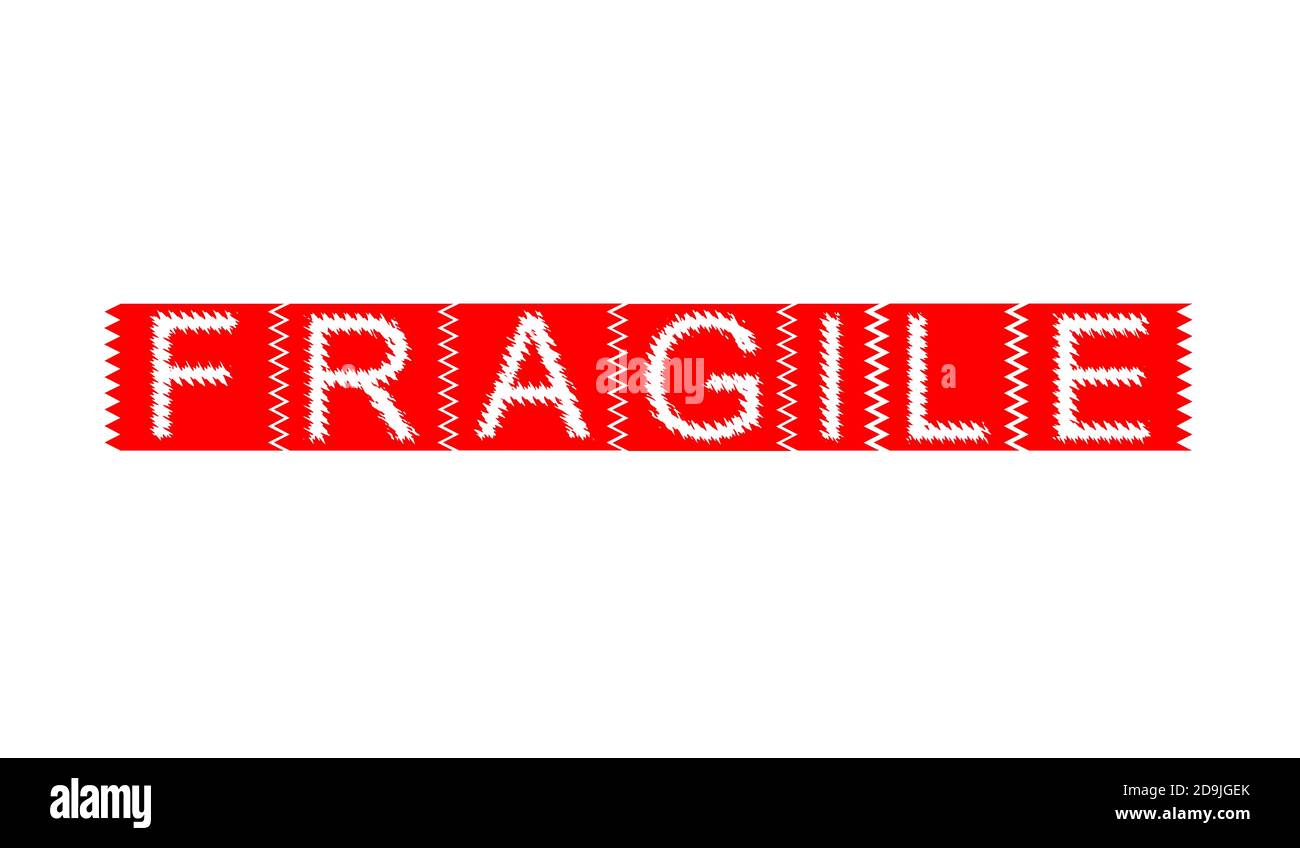 Rubber stamp with text fragile Stock Photo - Alamy