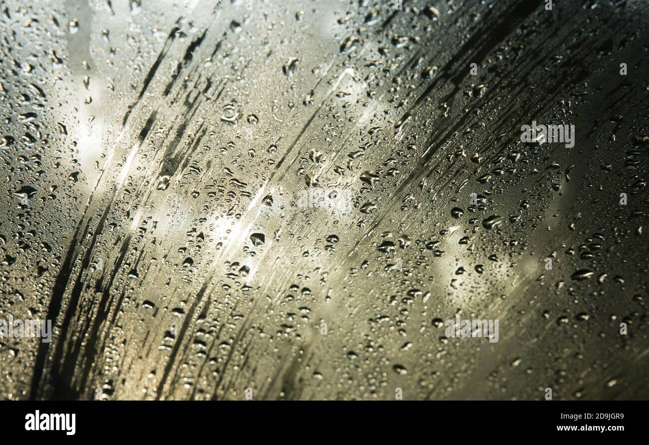 water drops on glass window Stock Photo - Alamy