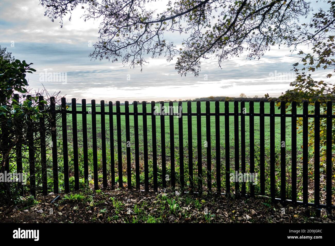 Blocking road view hi-res stock photography and images - Alamy