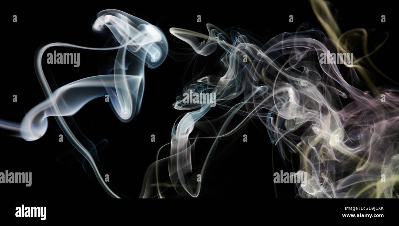 Brown smoke soft backdrop on black isolated background Stock Photo - Alamy