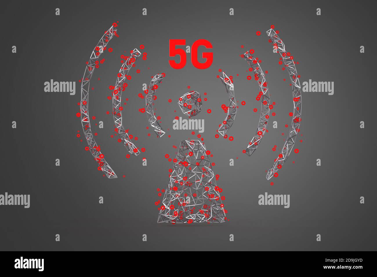 Mobile phone radiation illustration hi-res stock photography and images ...