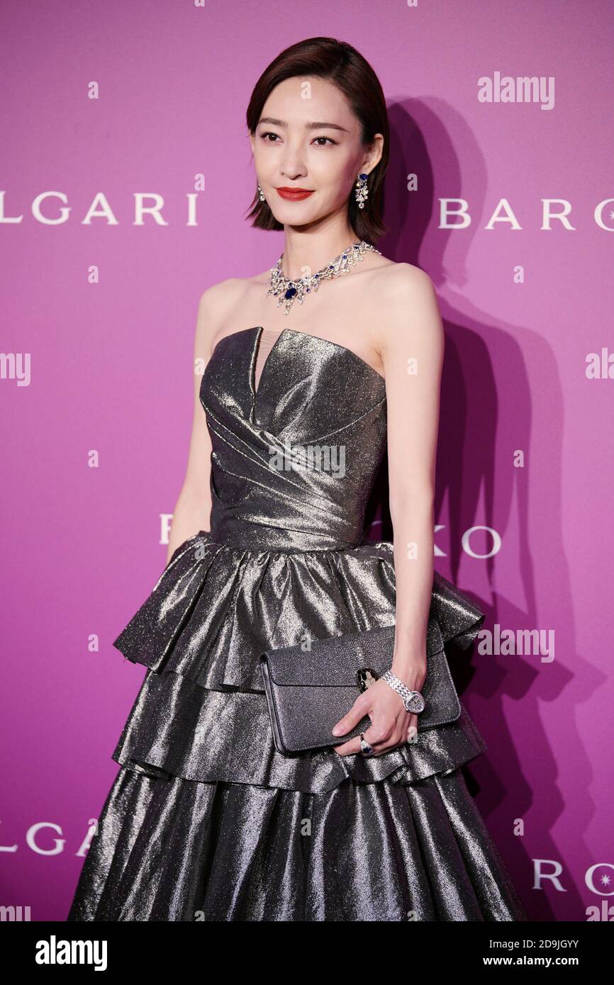 Chinese actress and dancer Wang Likun or Claudia Wang attends the ...