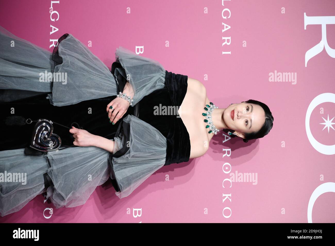 Chinese actress Li Meng attends the Bulgari red carpet event in ...