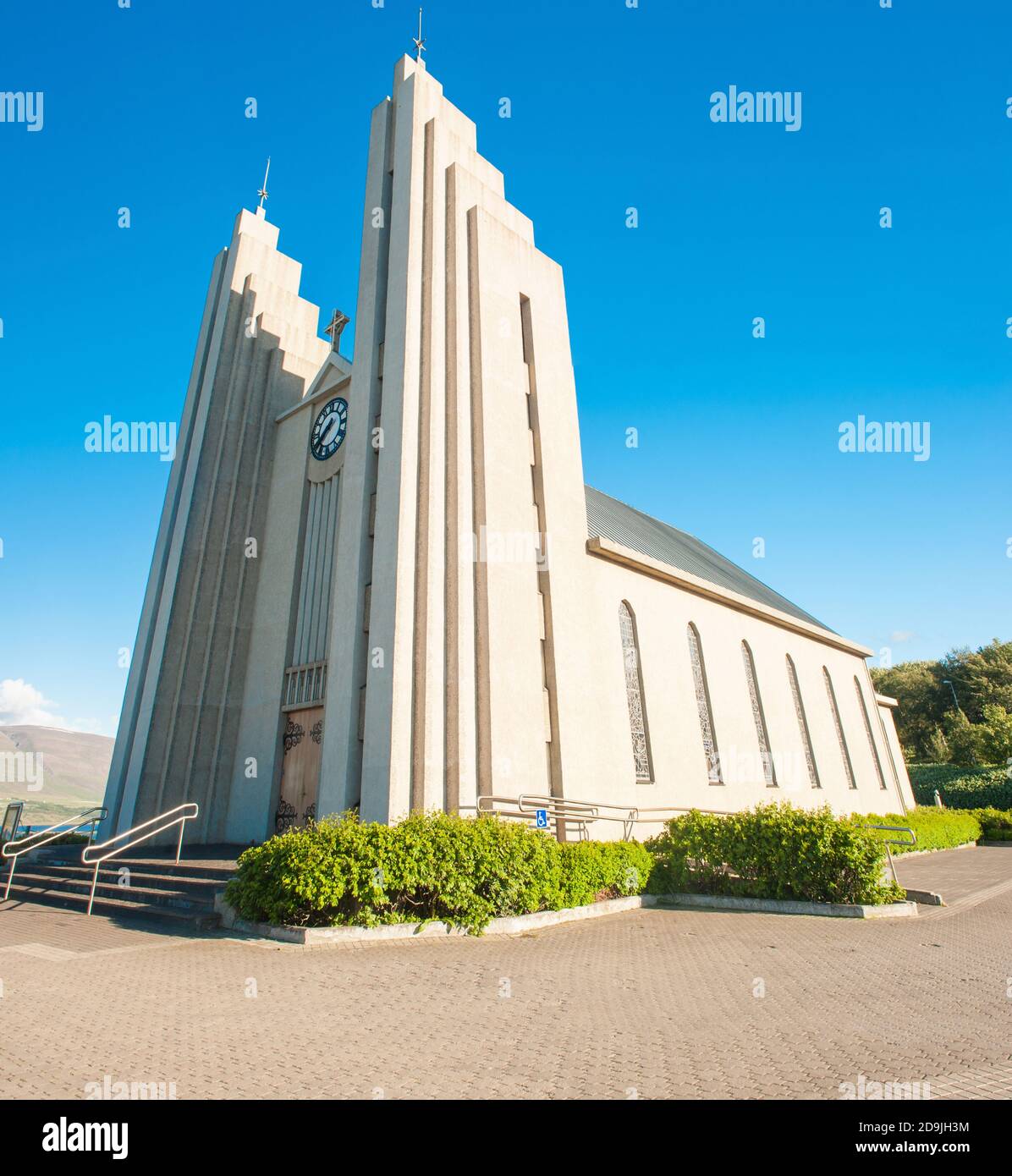 Akureyri cathedral hi-res stock photography and images - Alamy
