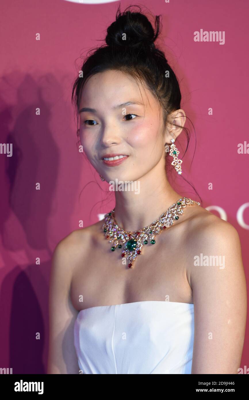 Chinese model Xiaowen Ju attends the Bulgari red carpet event in ...