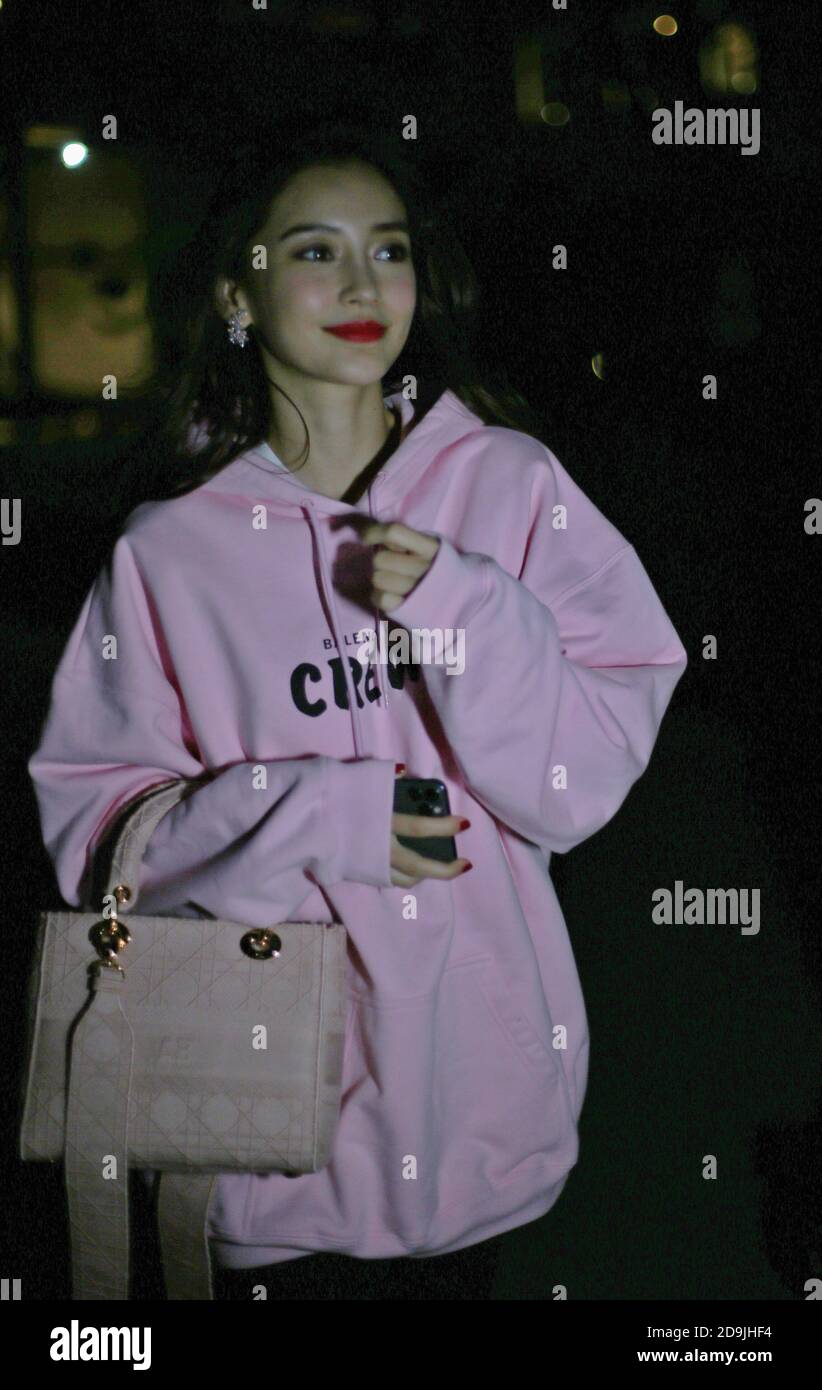 Chinese model, actress, and singer Angela Yeung Wing, better known by ...