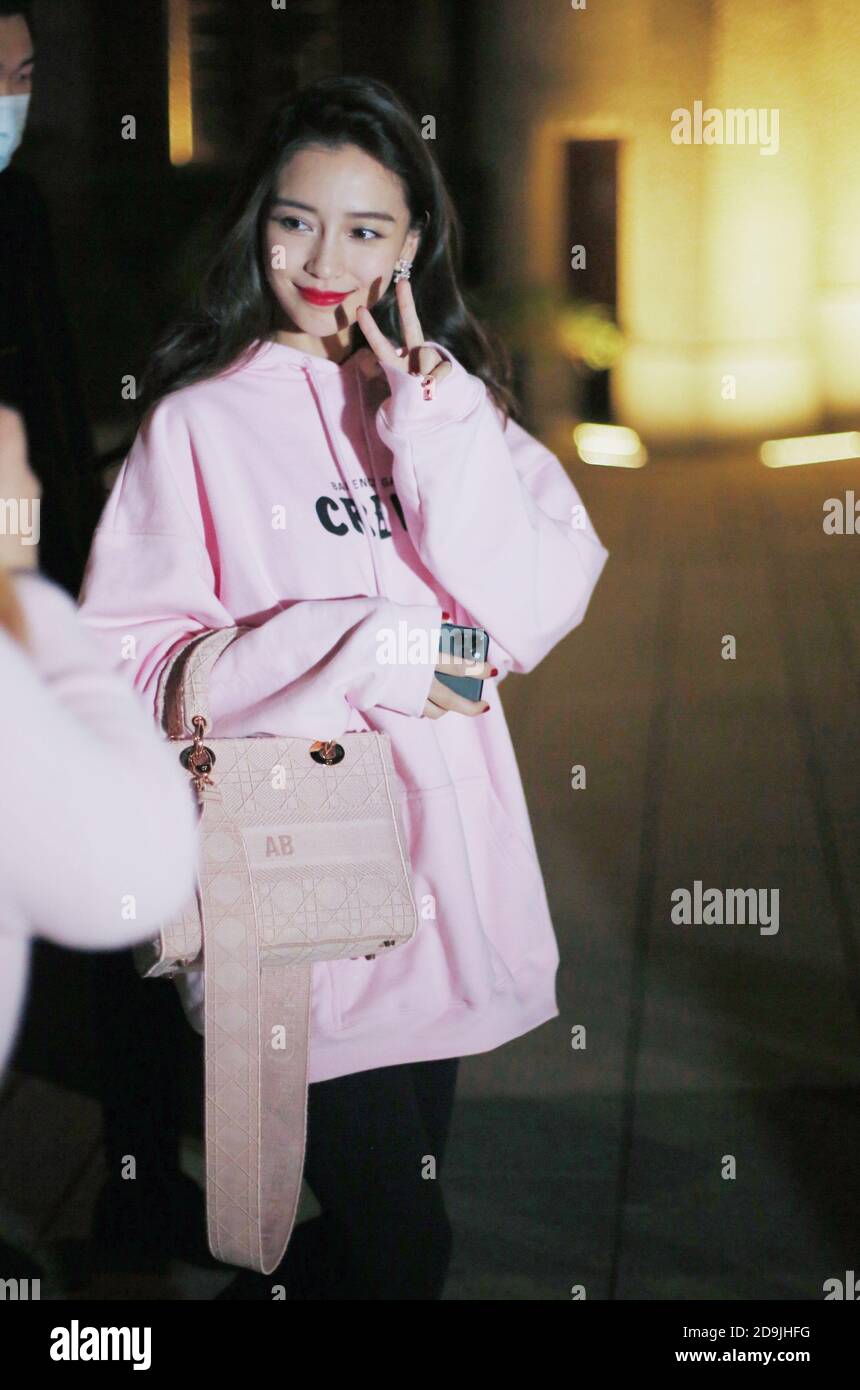 Chinese model, actress, and singer Angela Yeung Wing, better known by ...