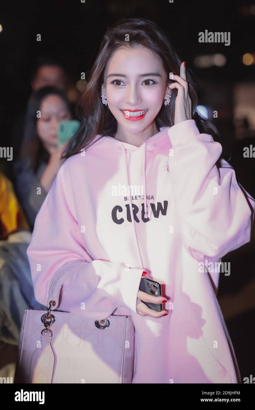 Chinese model, actress, and singer Angela Yeung Wing, better known by ...