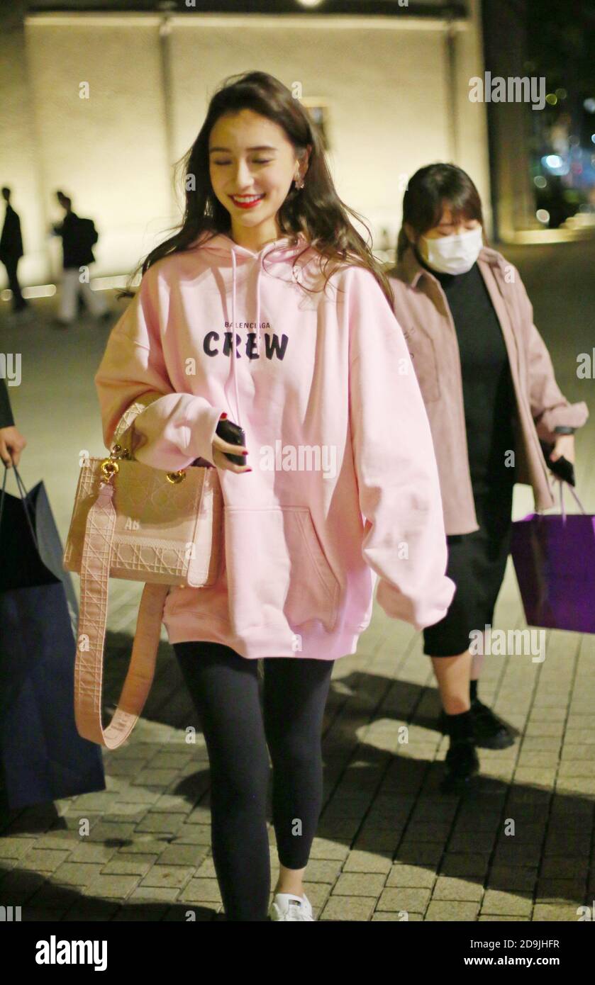 Chinese model, actress, and singer Angela Yeung Wing, better known by ...