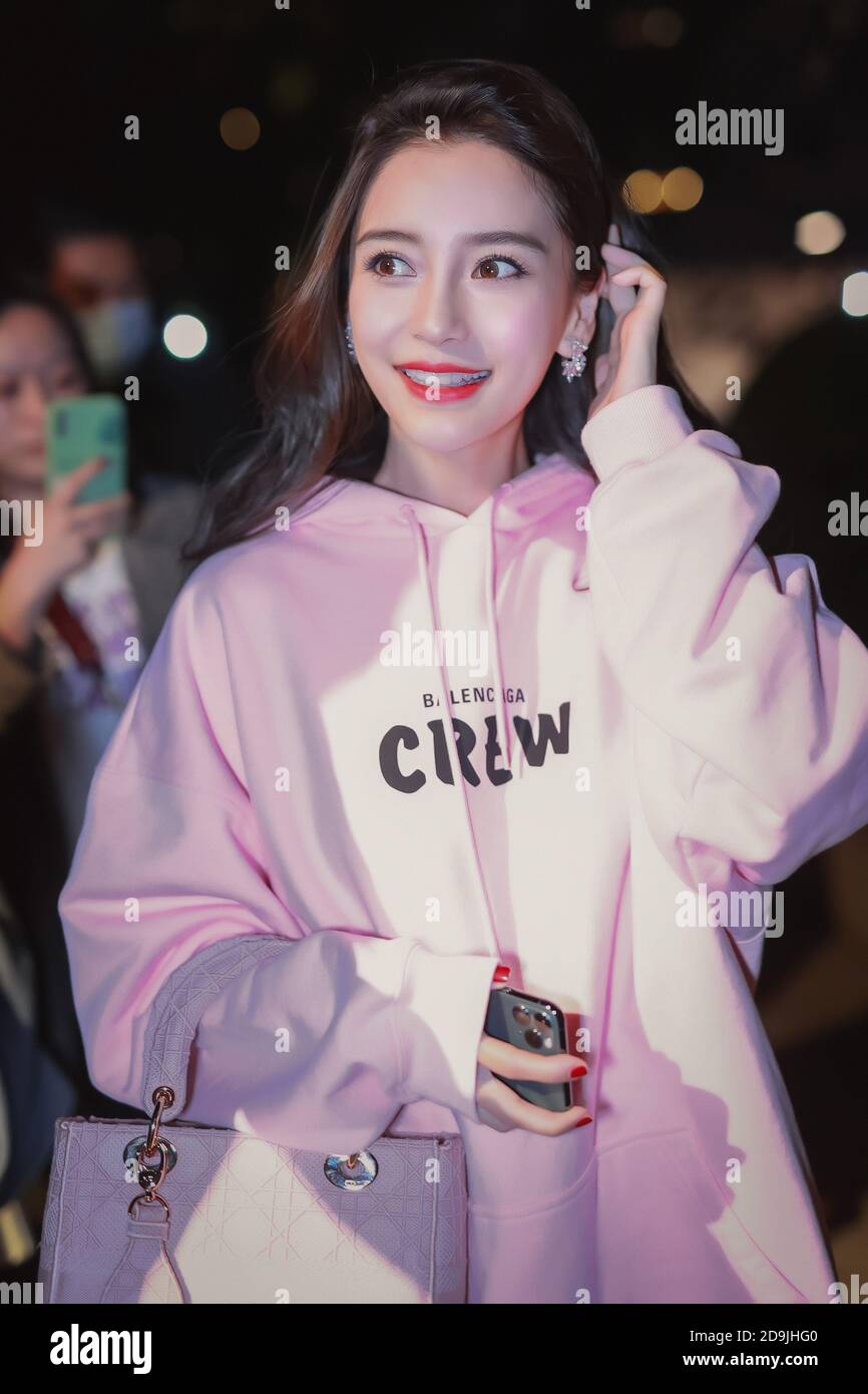 Chinese model, actress, and singer Angela Yeung Wing, better known by ...