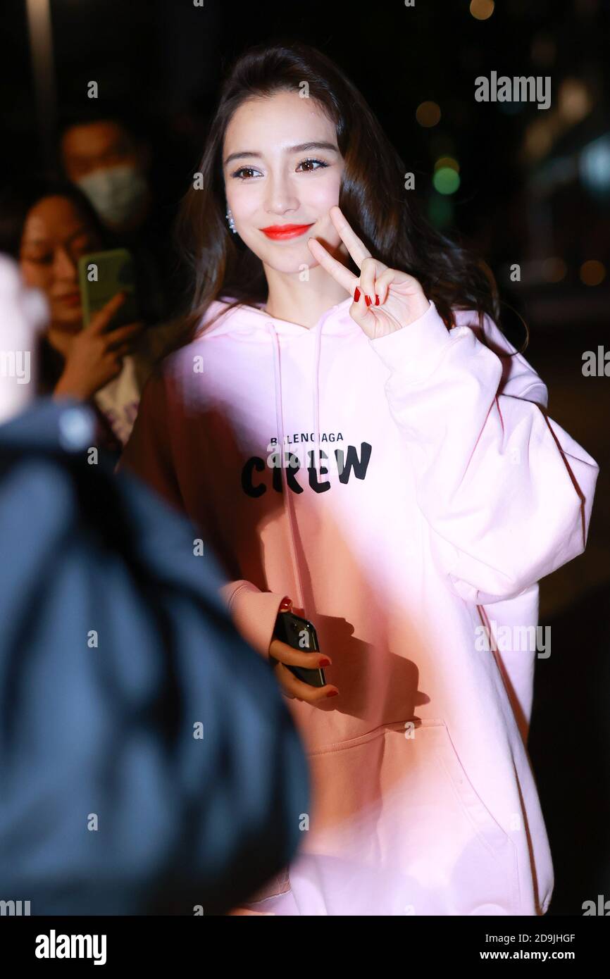 Chinese model, actress, and singer Angela Yeung Wing, better known by ...