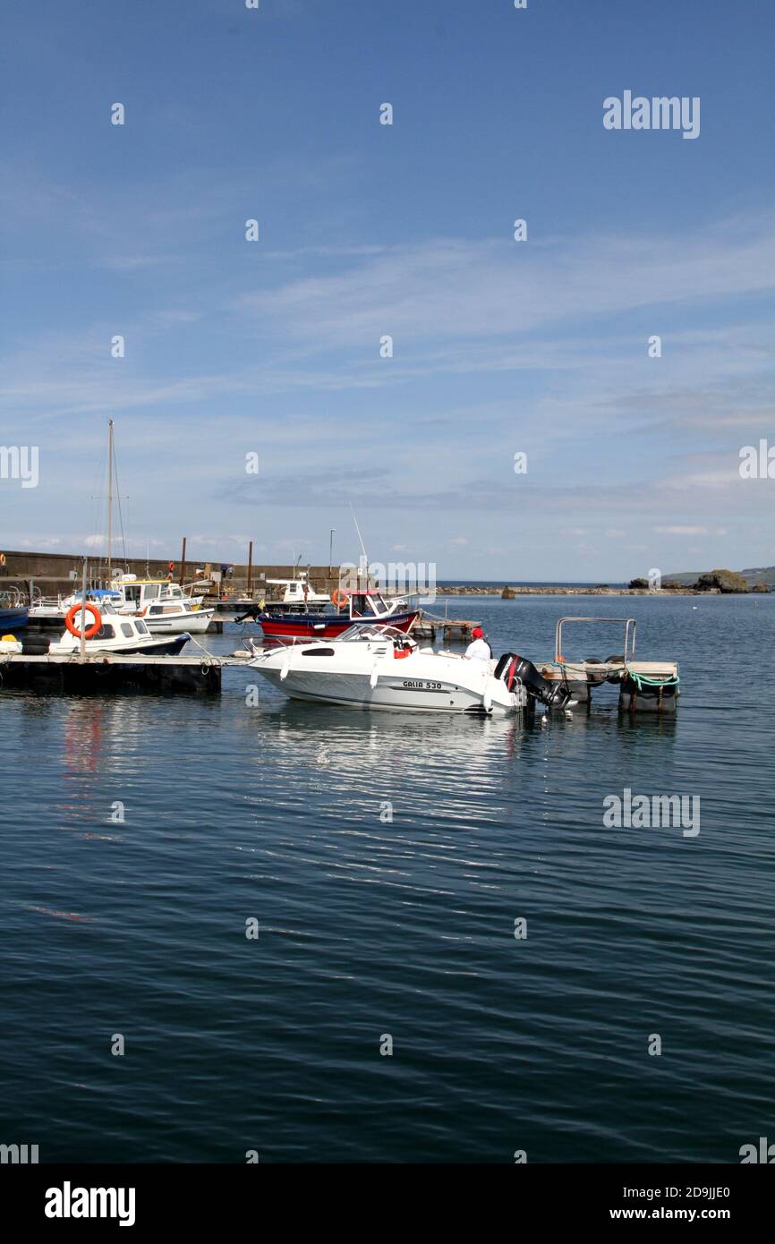 Maidens Harbour, Maidens Village, South Ayrshire, Scotland, UK The ...