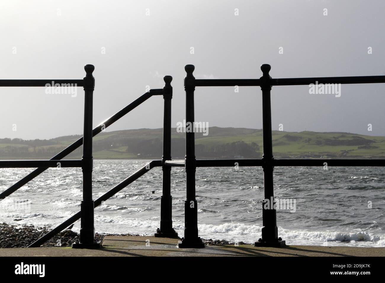 Largs seafront Promenade Stock Photo - Alamy