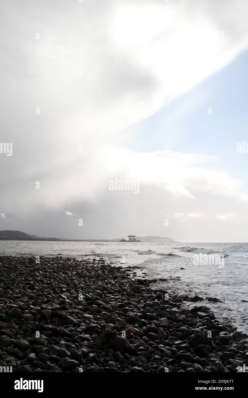 Largs seafront Promenade Stock Photo - Alamy