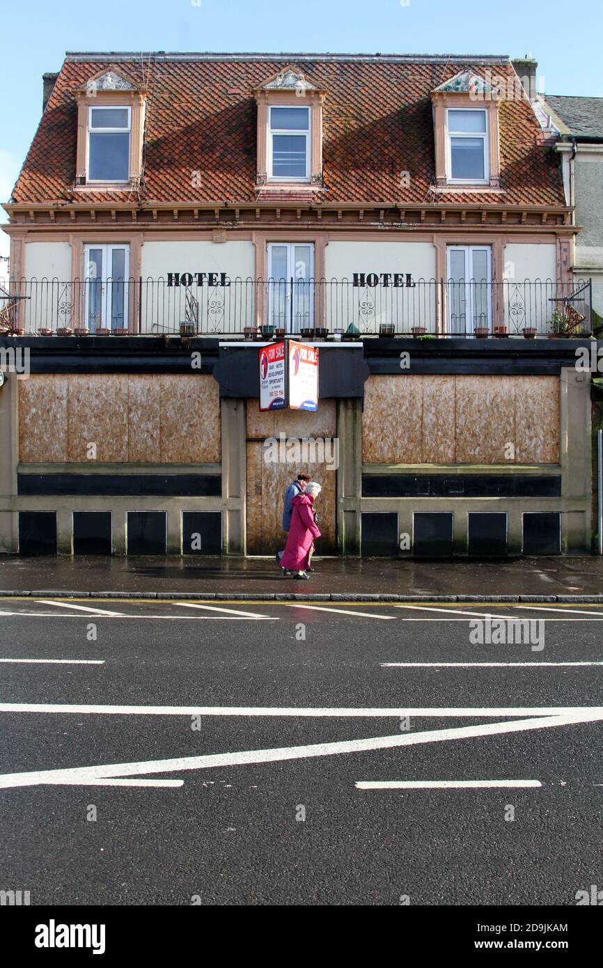 Largs seafront Promenade Stock Photo - Alamy