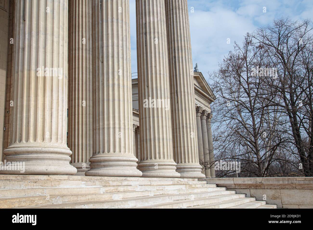 Vintage Old Justice Courthouse Column. Stone column ancient classic ...