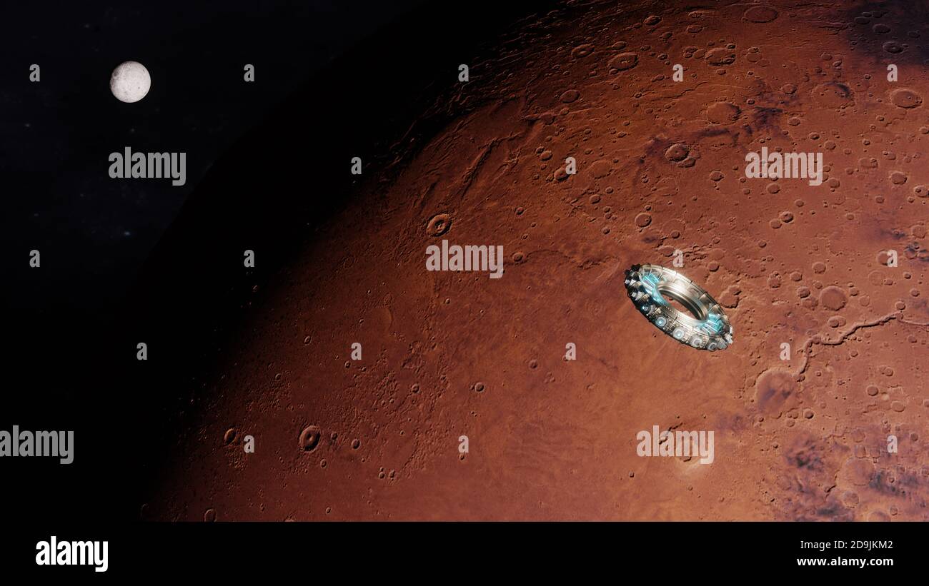 Astronomy research on Mars using high technology, satellites system and ...