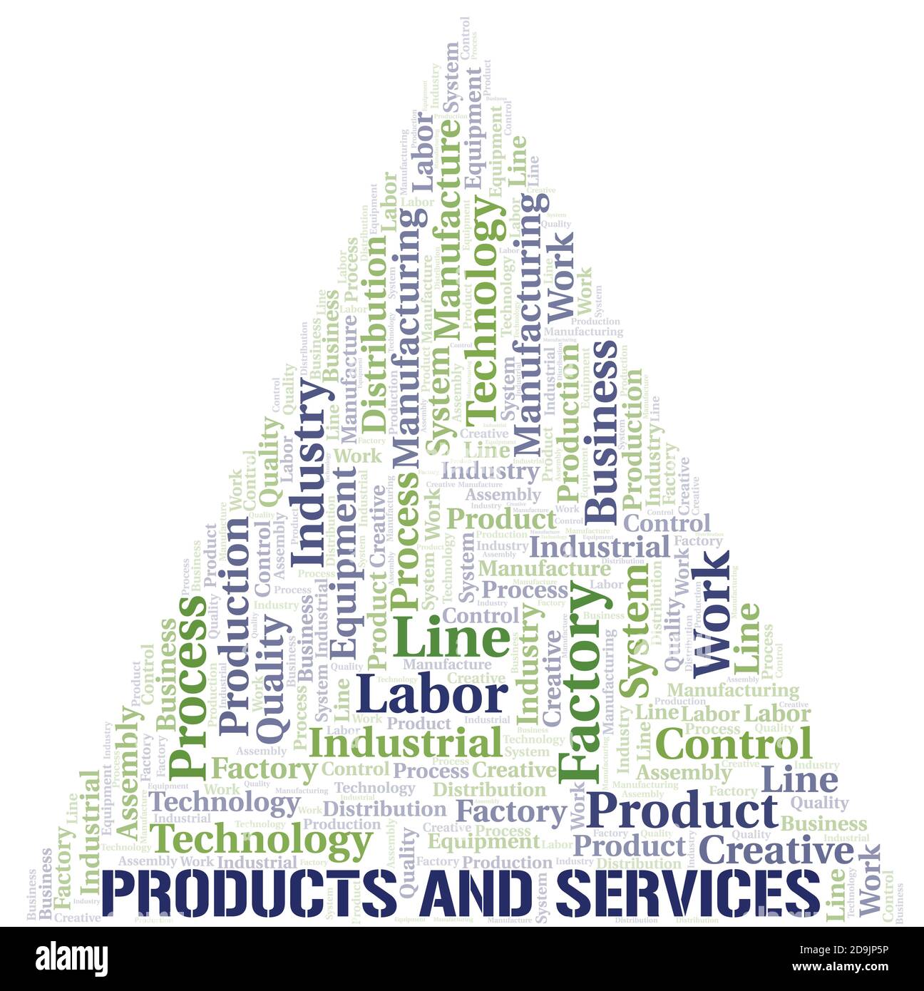 Products And Services word cloud create with the text only Stock Vector ...
