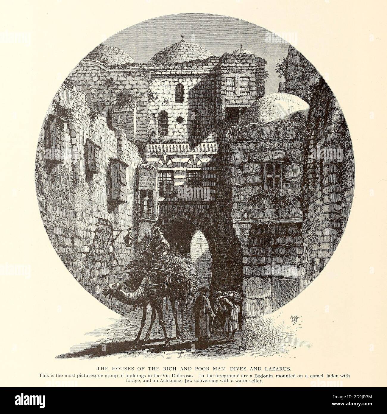 Via Dolorosa, Jerusalem House of the Rich and Poor Man Dives and ...