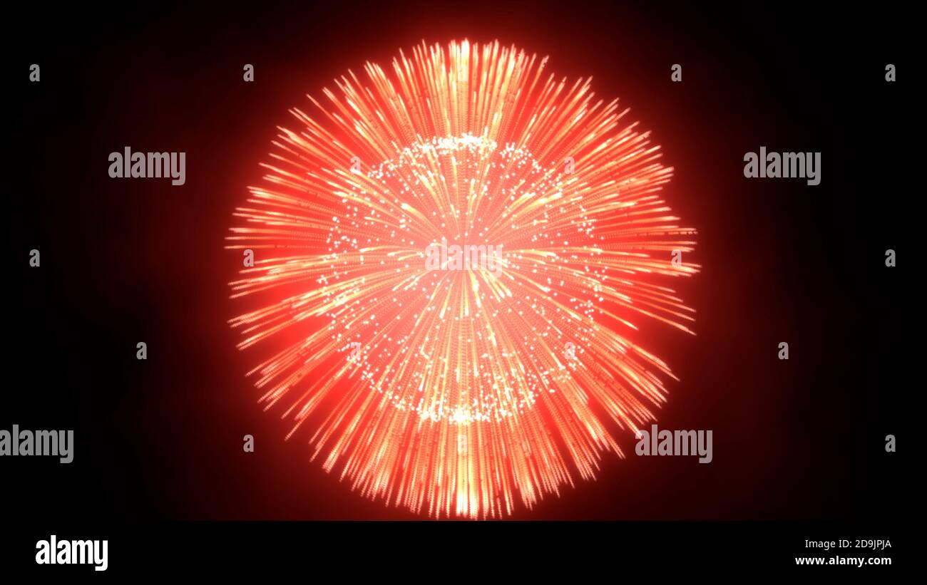 fireworks, abstract 3D realistic fireworks with colorful explosions and ...