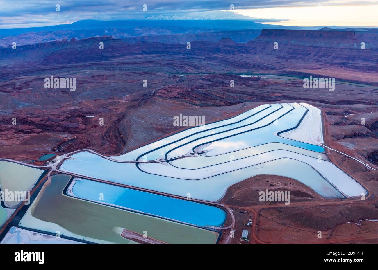 Texas gulf potash pond hi-res stock photography and images - Alamy