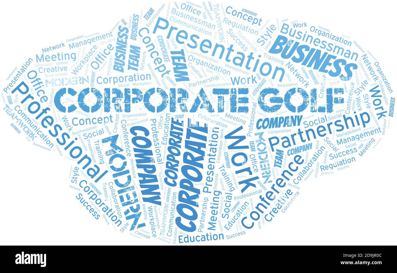 Golf word Stock Vector Images - Alamy