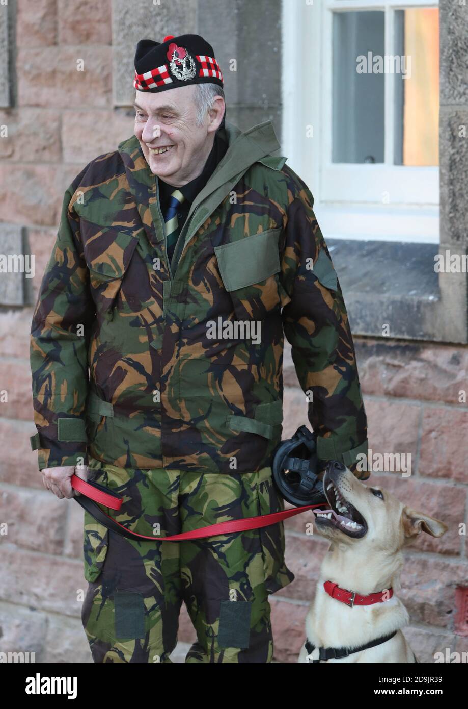 Army veteran Gordon Macmillan at Cameron Barracks on the eastern ...