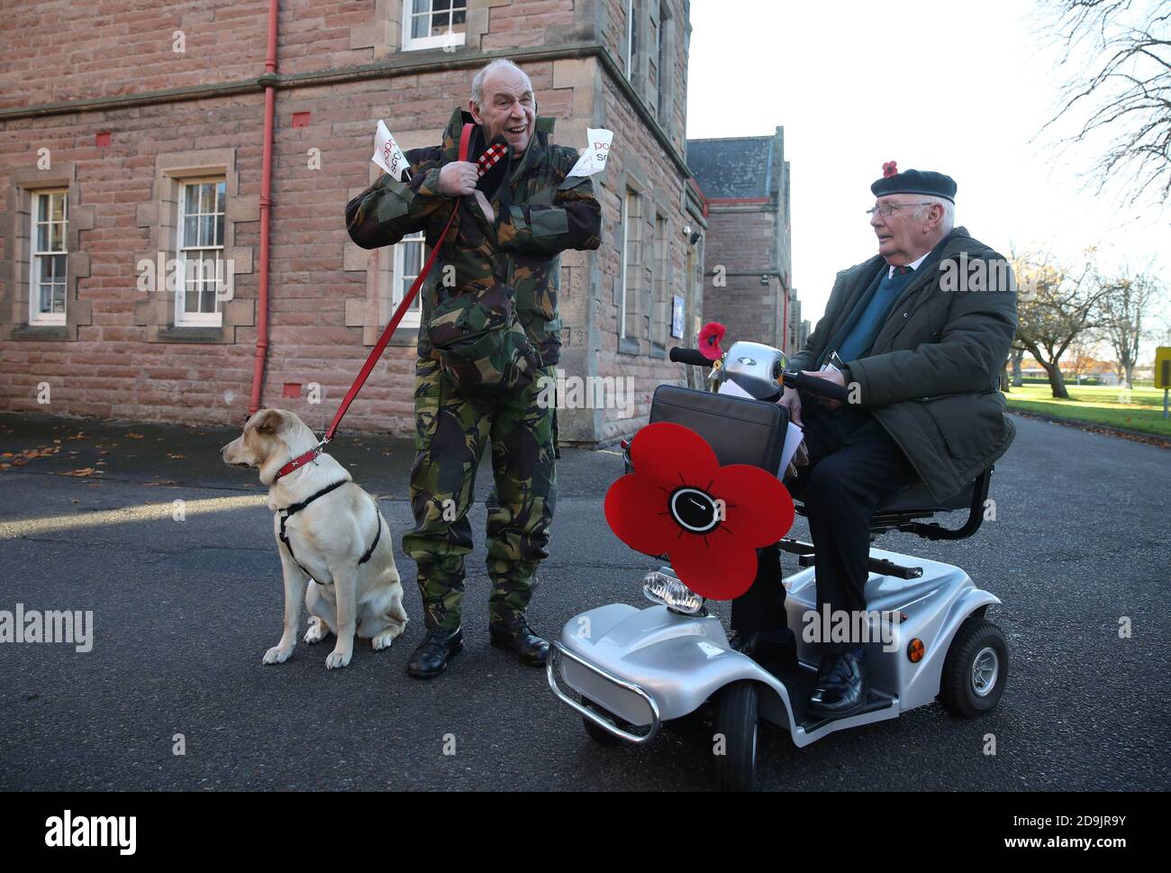 Army veteran Gordon Macmillan at Cameron Barracks on the eastern ...