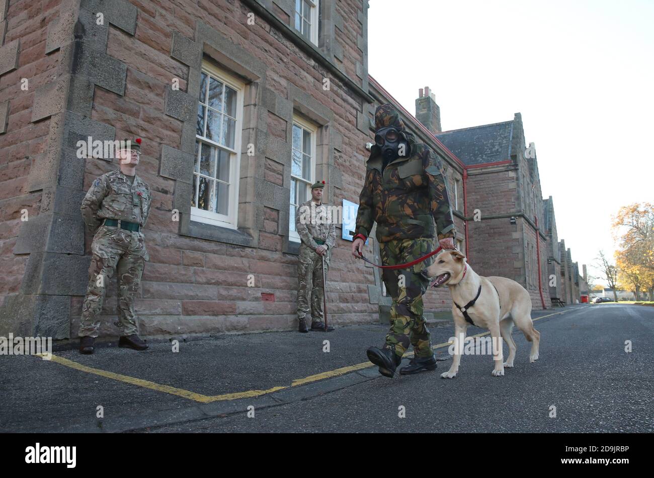 Army veteran Gordon Macmillan at Cameron Barracks on the eastern ...