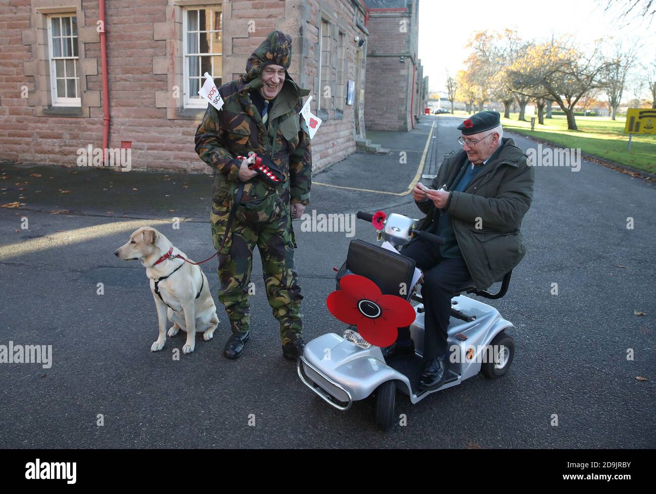 Army veteran Gordon Macmillan at Cameron Barracks on the eastern ...