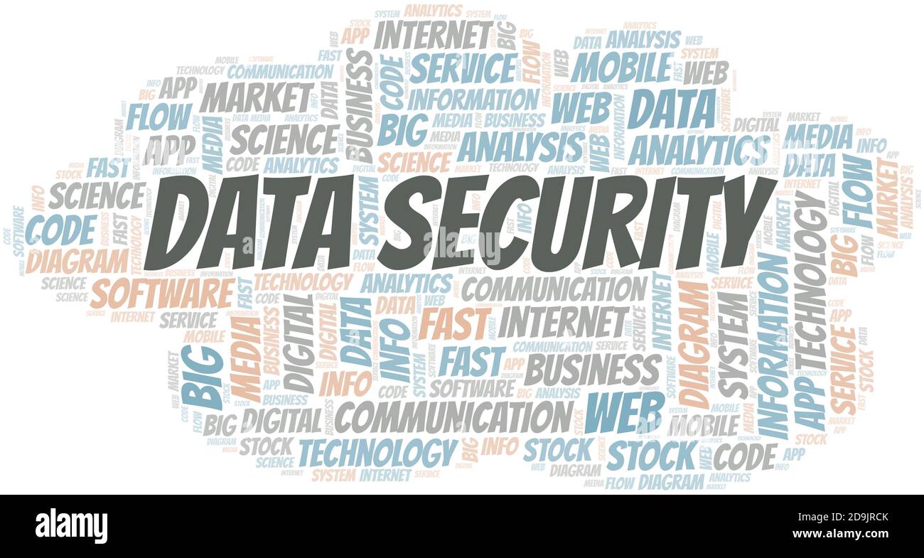 Security word cloud illustration concept Stock Vector Images - Alamy