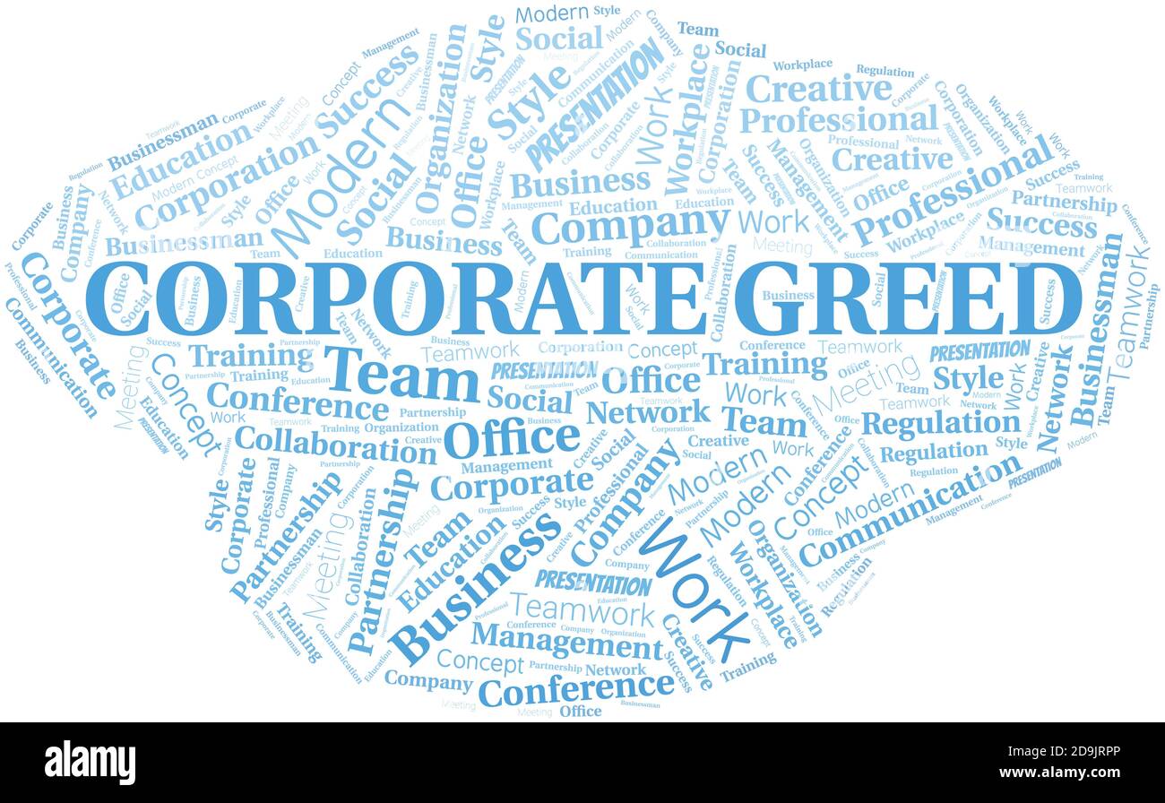 Corporate Greed High Resolution Stock Photography and Images - Alamy