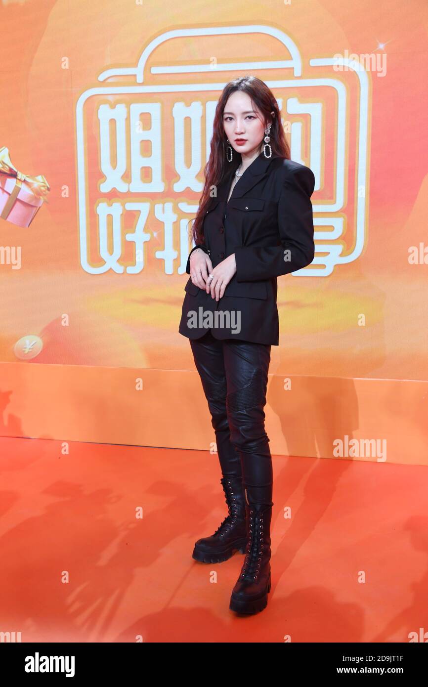Chinese singer and actress Meng Jia, simply known as Jia, attends an ...