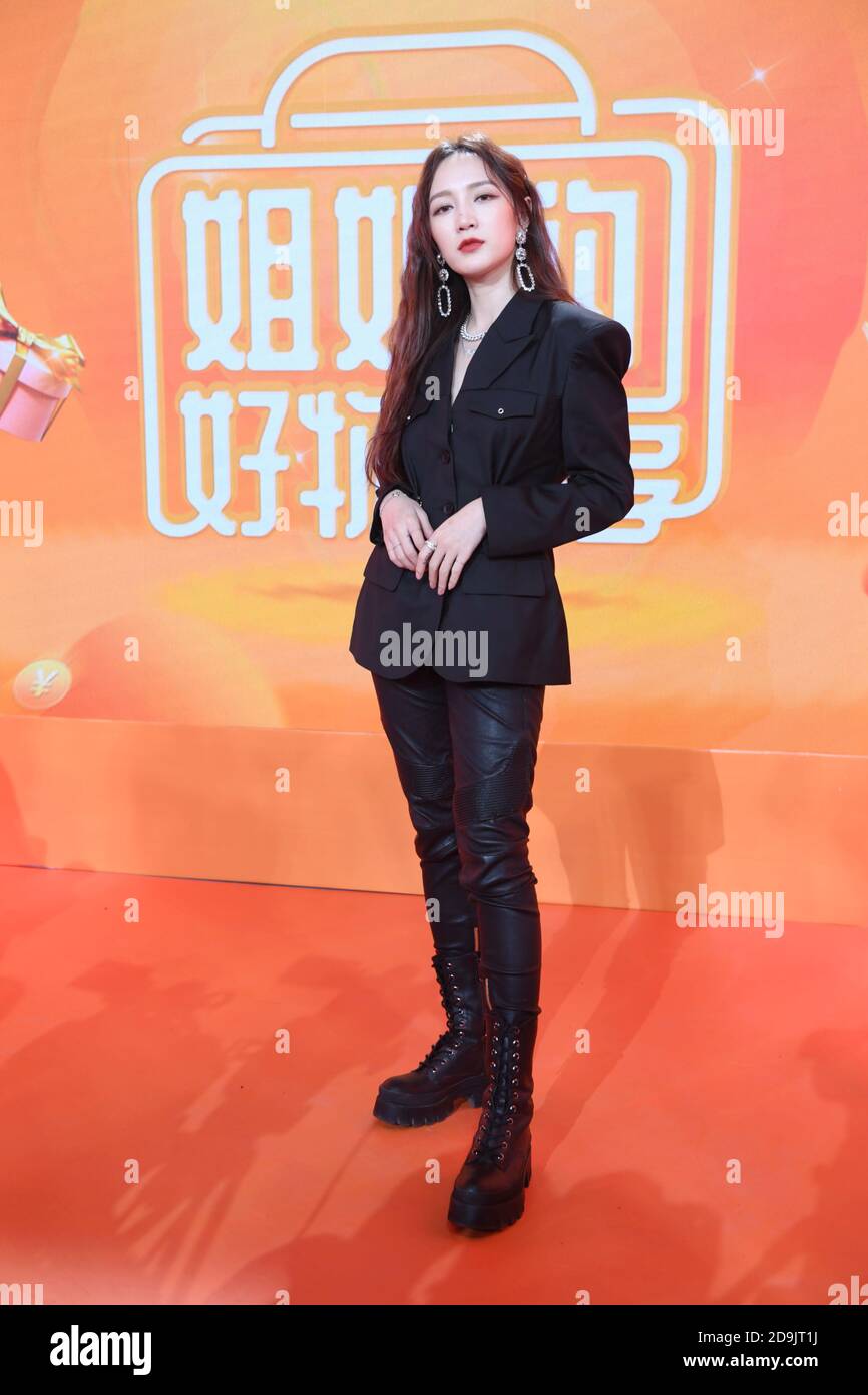 Chinese singer and actress Meng Jia, simply known as Jia, attends an ...
