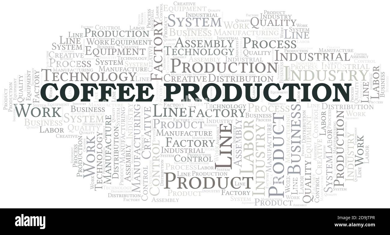Coffee word cloud Stock Vector Images - Alamy