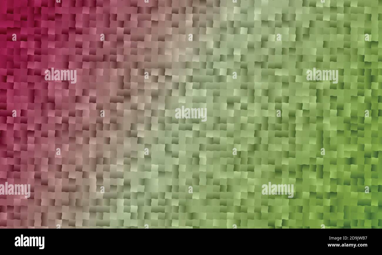 Creative Red and light green polygonal background, digitally created ...