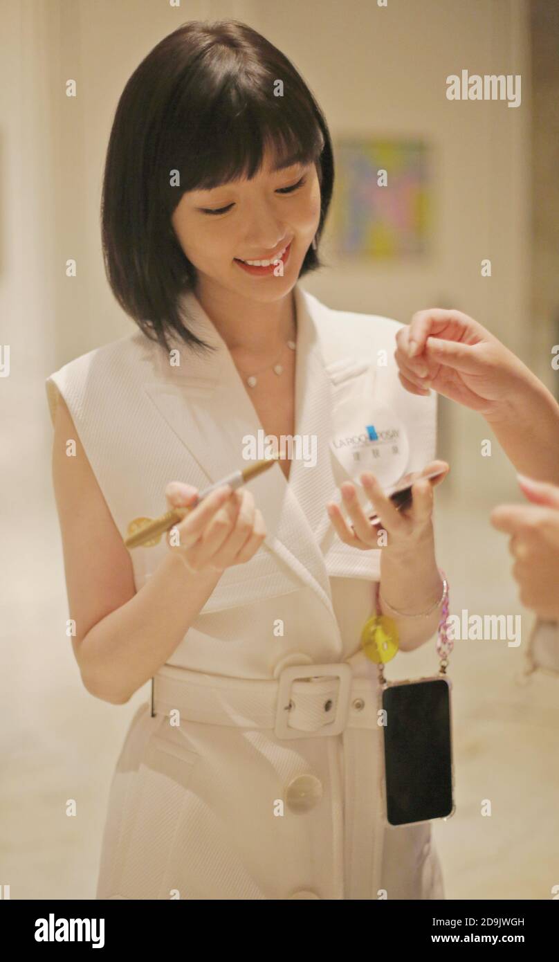 Chinese actress Mao Xiaotong, also known as Rachel Momo, arrives in a ...