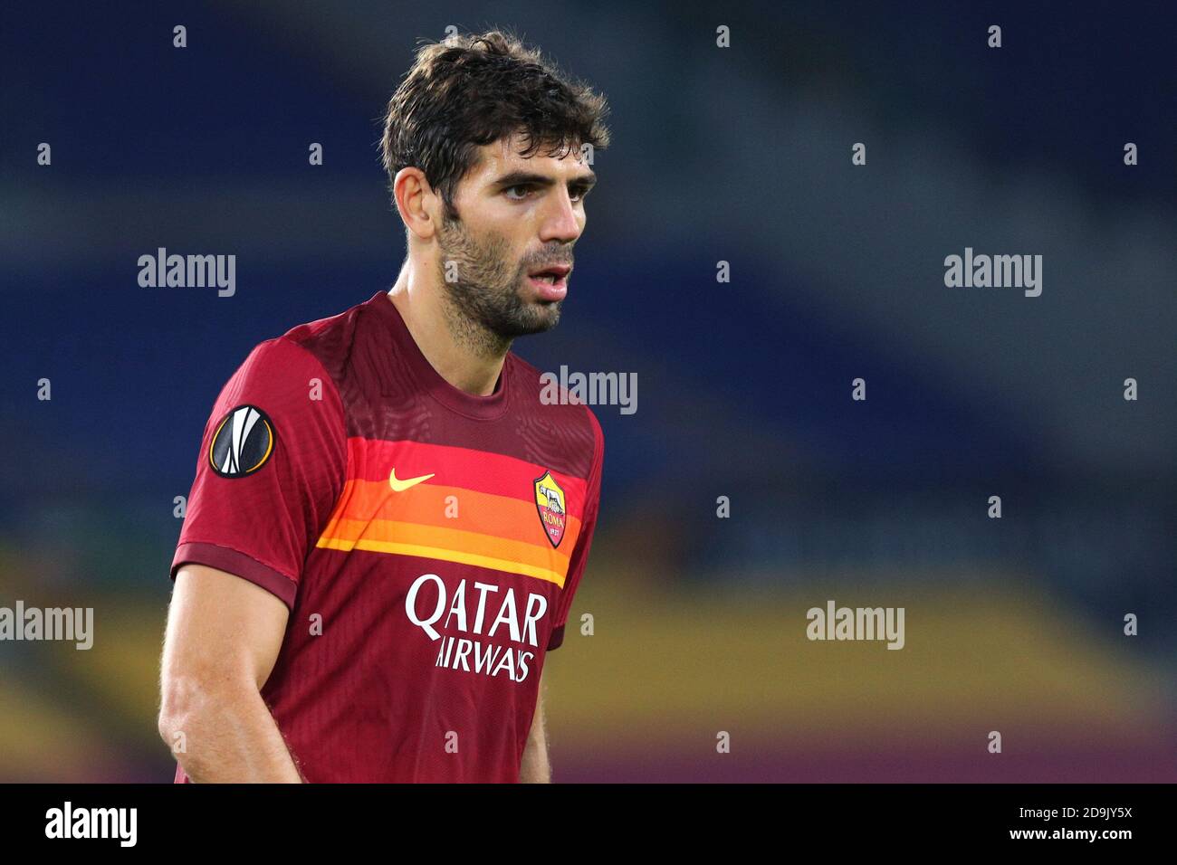 Federico Fazio of Roma reacts during the UEFA Europa League, Group ...