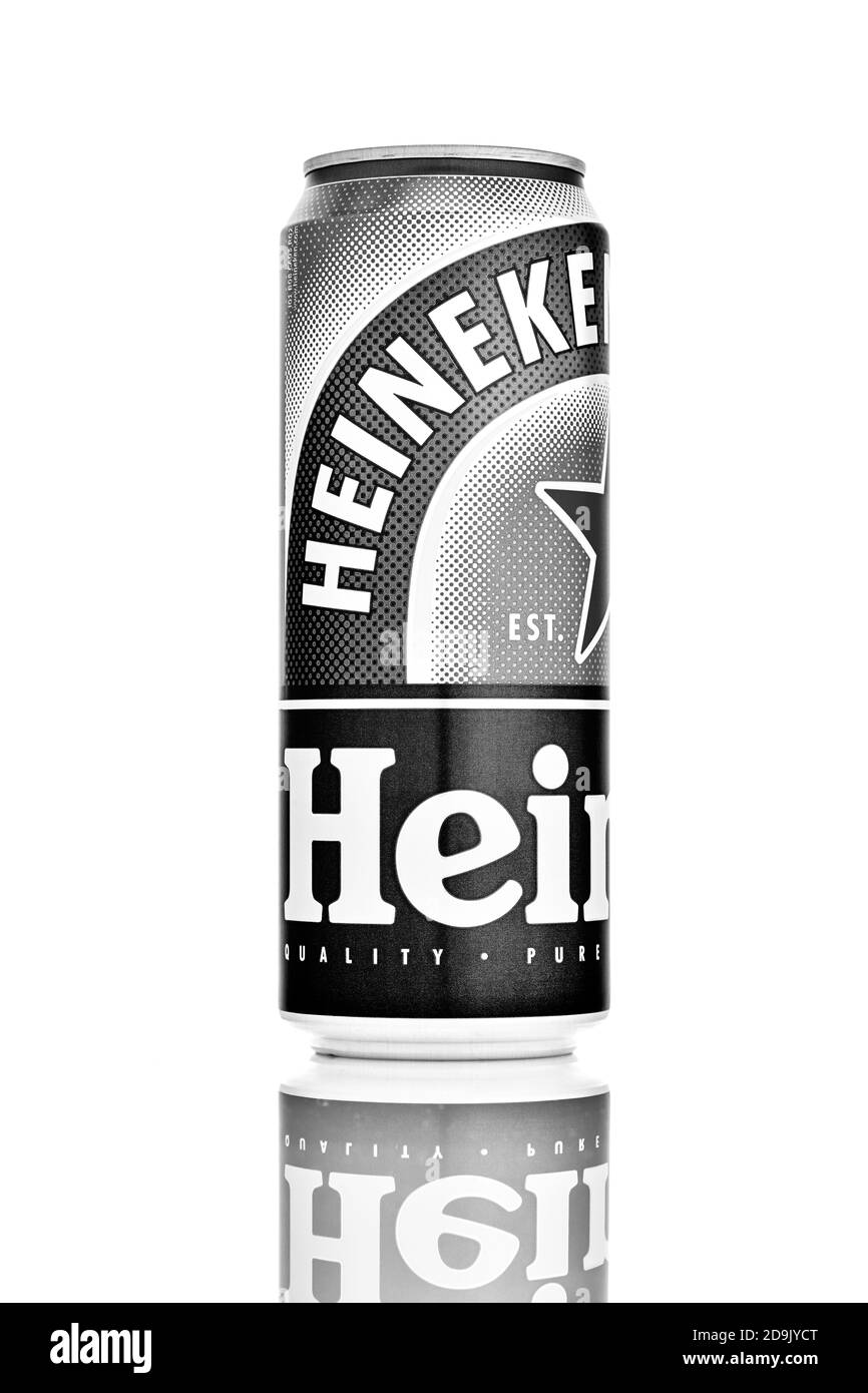 Heineken logo Black and White Stock Photos & Images - Alamy