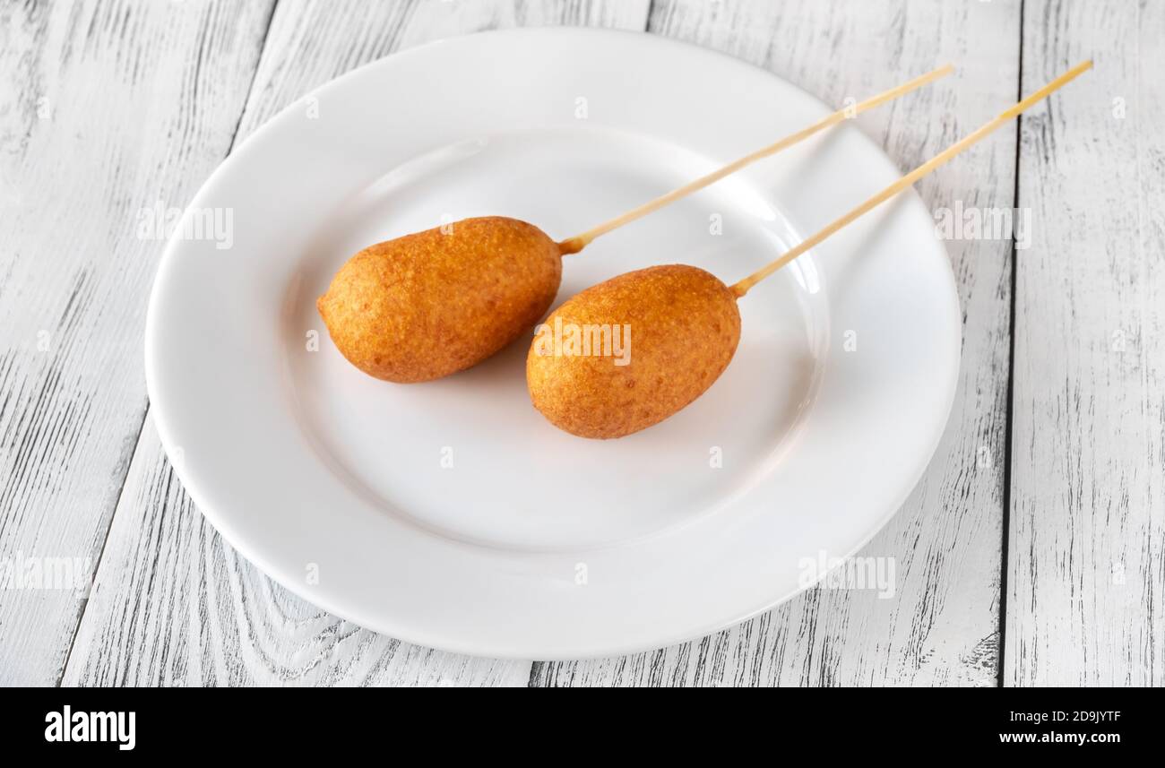 Fast food corn dog hi-res stock photography and images - Alamy
