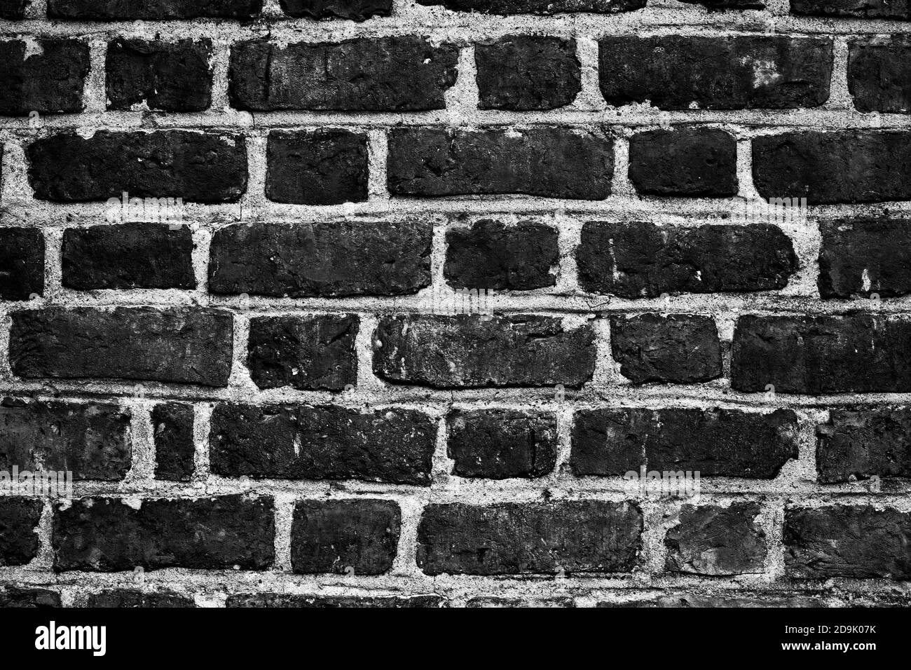 Old brick wall. Horizontal wide brick wall background. Vintage house ...