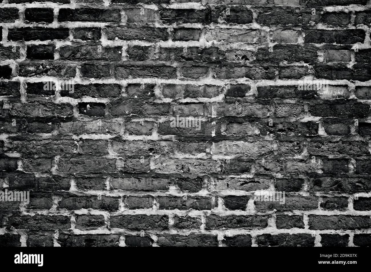 Old brick wall. Horizontal wide brick wall background. Vintage house ...